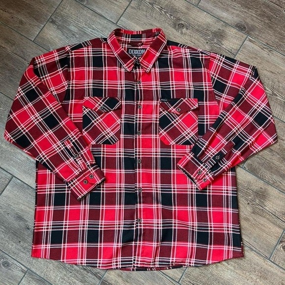 DIXXON | Shirts | Dixxon Flannel Company Limited Edition Snap On Red ...